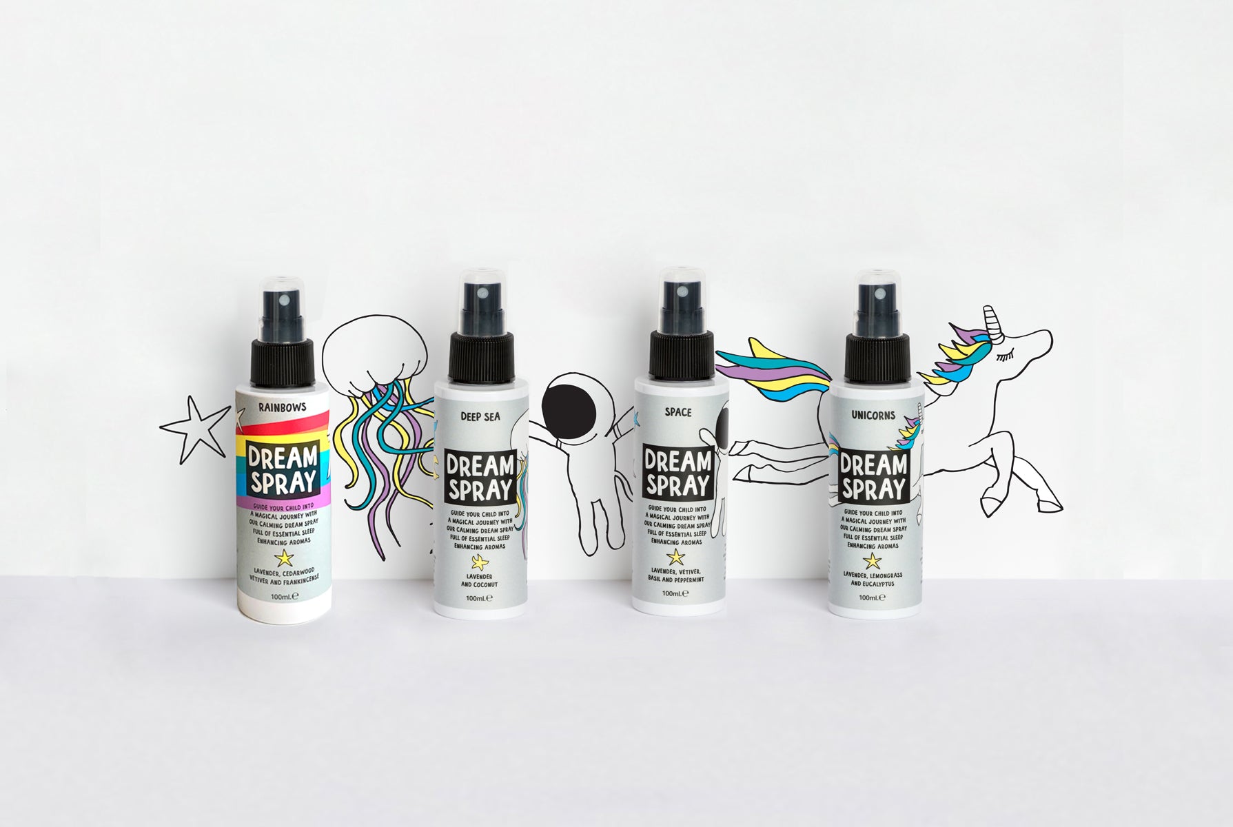 Pillow spray for children and teenagers made with natural ingredients ...